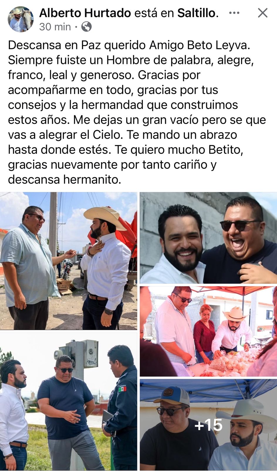 Fallece Alberto 'Beto' Leyva, exregidor de Saltillo